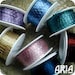 ITALIAN WIRE MESH: 6mm Gold Italian Wire Mesh Ribbon 1 Yard Length (3 ...