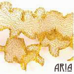 ITALIAN WIRE MESH: 6mm Bright Gold Italian Wire Mesh Ribbon 3 Yard ...