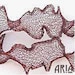 ITALIAN WIRE MESH: 6mm Maroon Italian Wire Mesh Ribbon 1 Yard Length (3 ...