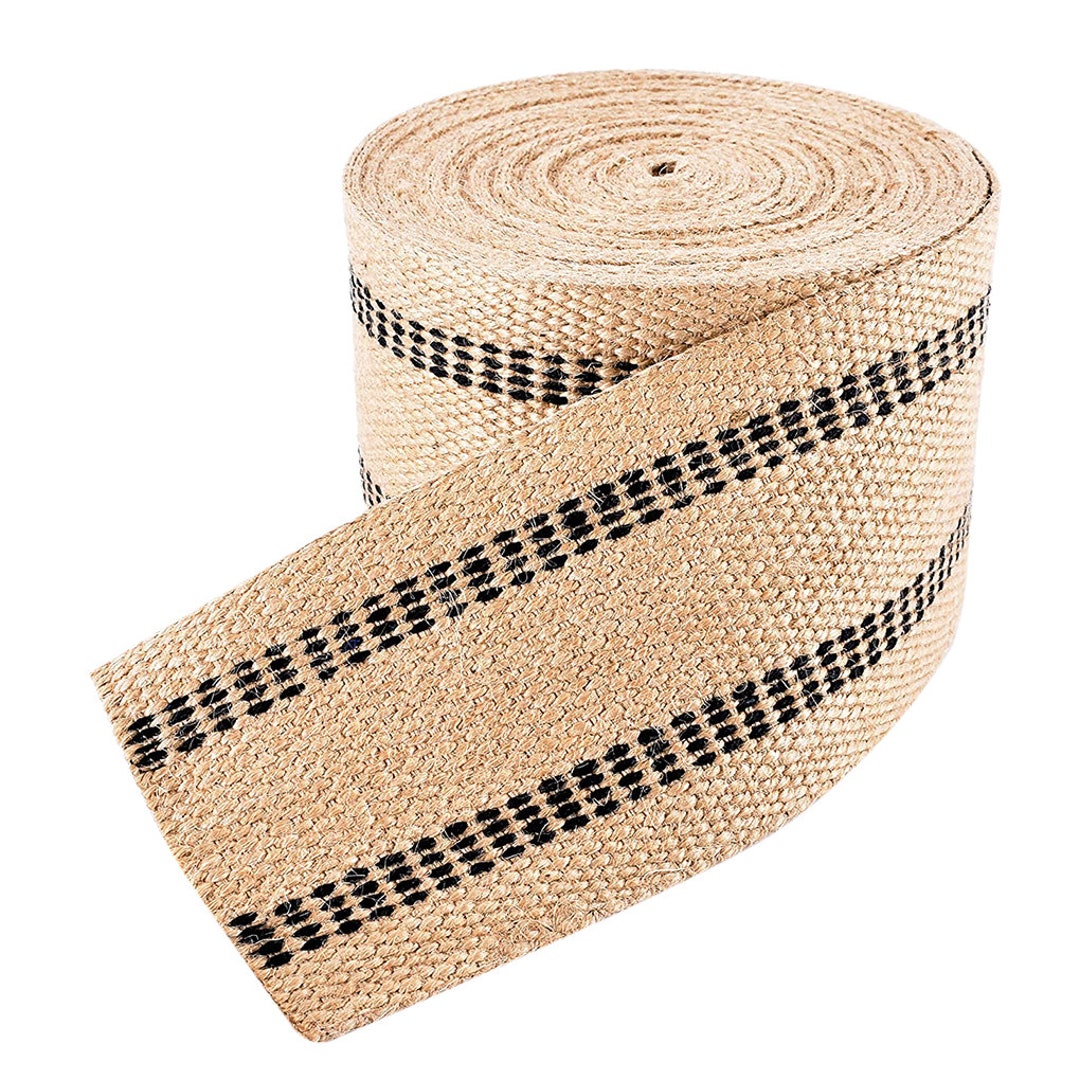 Jute Webbing Black, Upholstery Supply, Arts Craft Supply, Rustic ...