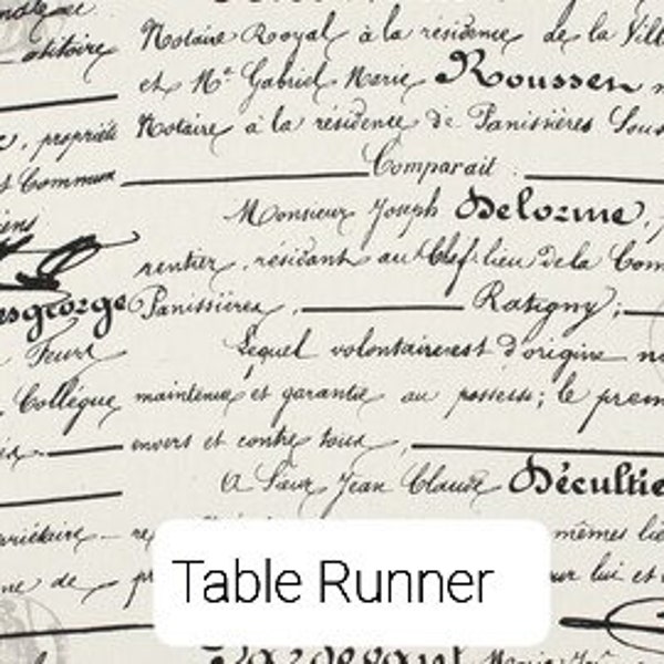 French Table Runner - Etsy