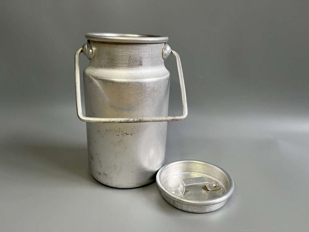 Vintage Soviet Milk Can Aluminum Milk Canister Milk Container Home ...