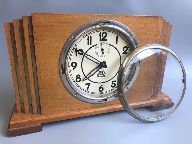 Vintage Soviet Mechanical Desk Clock Vladimir USSR the 1950s | Etsy
