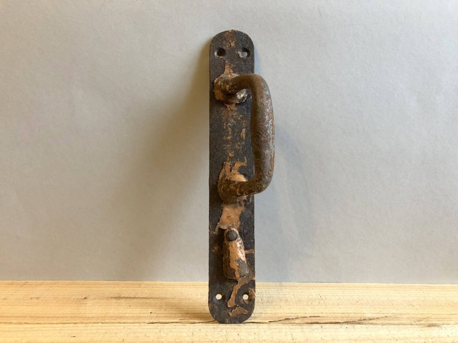 Vintage Door Handle Large Metal Door Handle with key hole Barn | Etsy