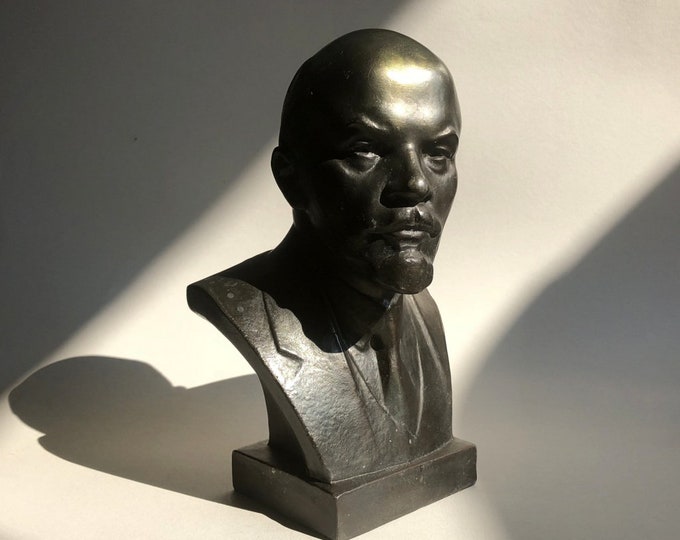 Lenin Vintage Desk Bust Figurine Soviet Leader Vladimir Lenin - Etsy