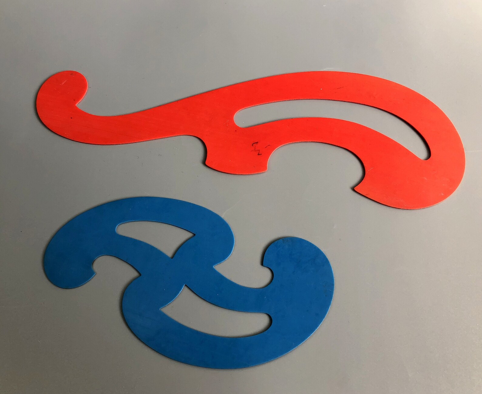 Vintage French Curve Rulers Set of 4 Plastic drawing sewing | Etsy