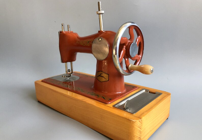 Vintage Soviet Toy Child Sewing Machine Original Box Kids | Etsy