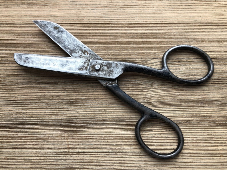 Vintage Scissors in Working Condition Large Tailors Shears - Etsy