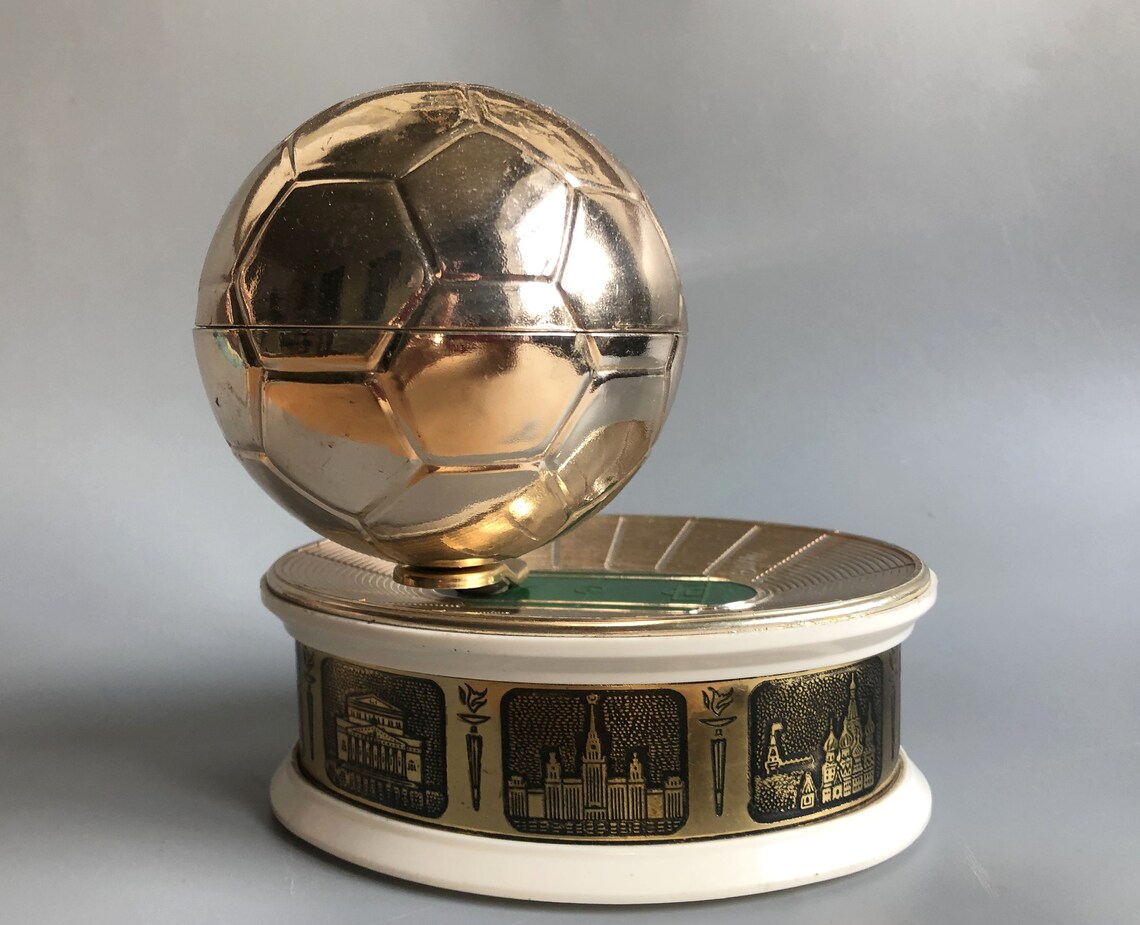 Vintage Soviet Music Box Olympic stadium in Moscow Moscow | Etsy