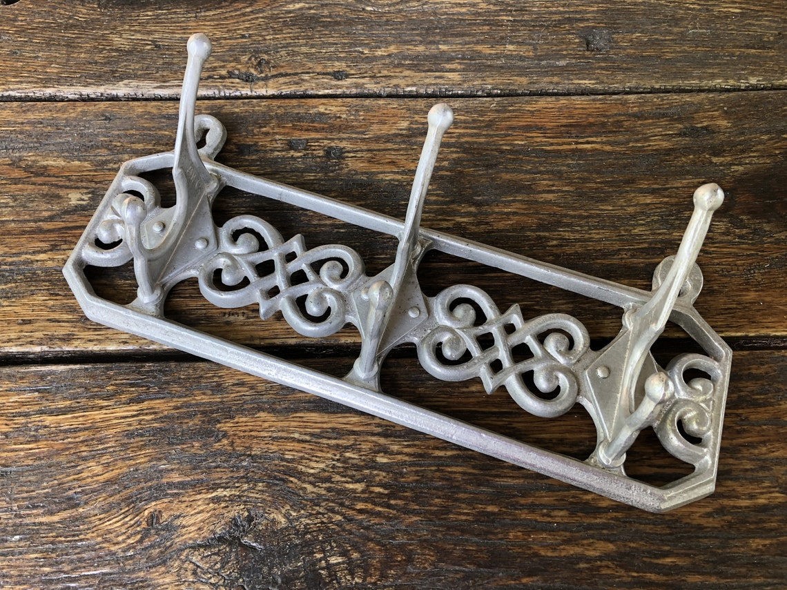 Vintage Coat Rack Industrial style Coat Hook Metal Hanger | Etsy