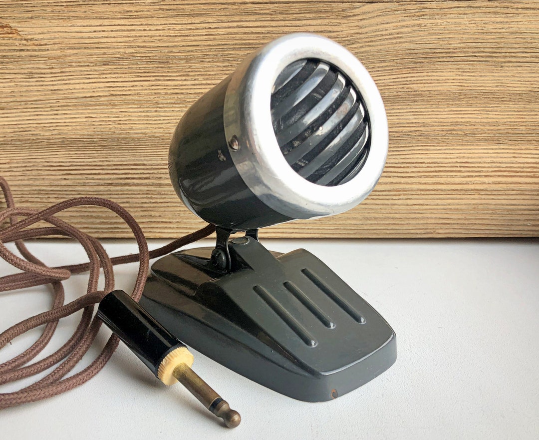Vintage Soviet Dynamic Microphone Desktop Microphone Oktava MDM 1 USSR ...