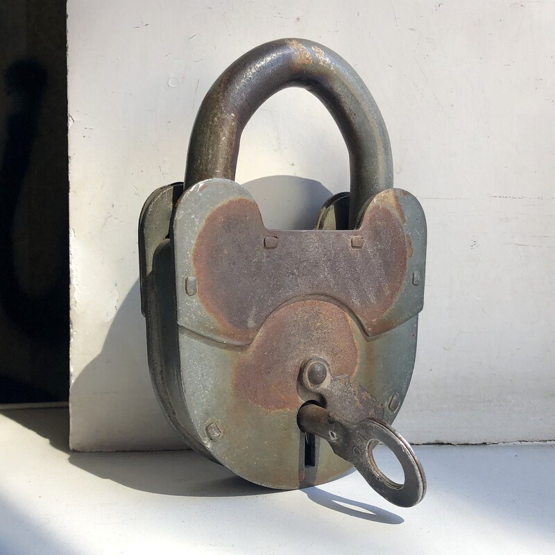 Antique Padlock - Etsy
