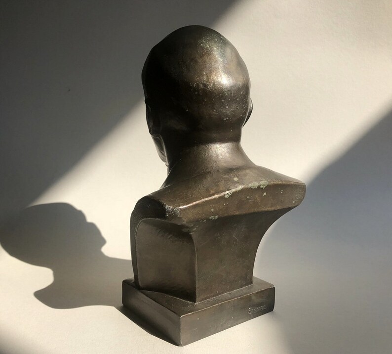 Lenin Vintage Desk Bust Figurine Soviet Leader Vladimir | Etsy