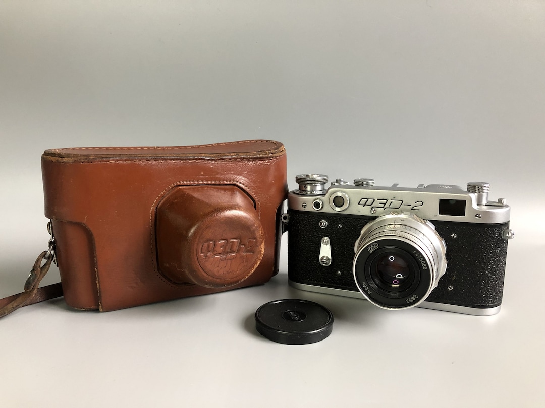 Vintage Soviet Film Camera FED 2 USSR the 1960s 35mm Camera With ...