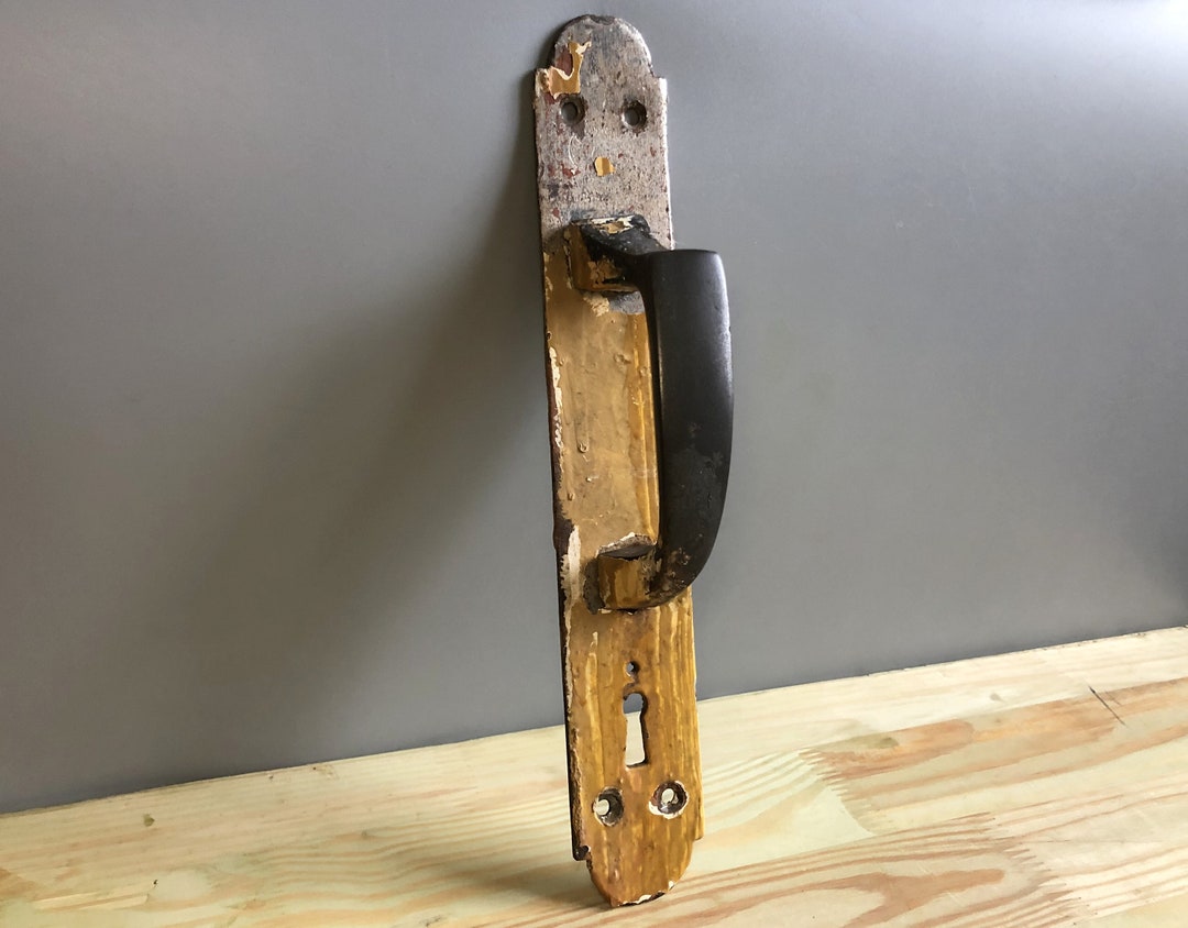 Vintage Door Handle Large Door Handle With Key Hole Old Barn - Etsy