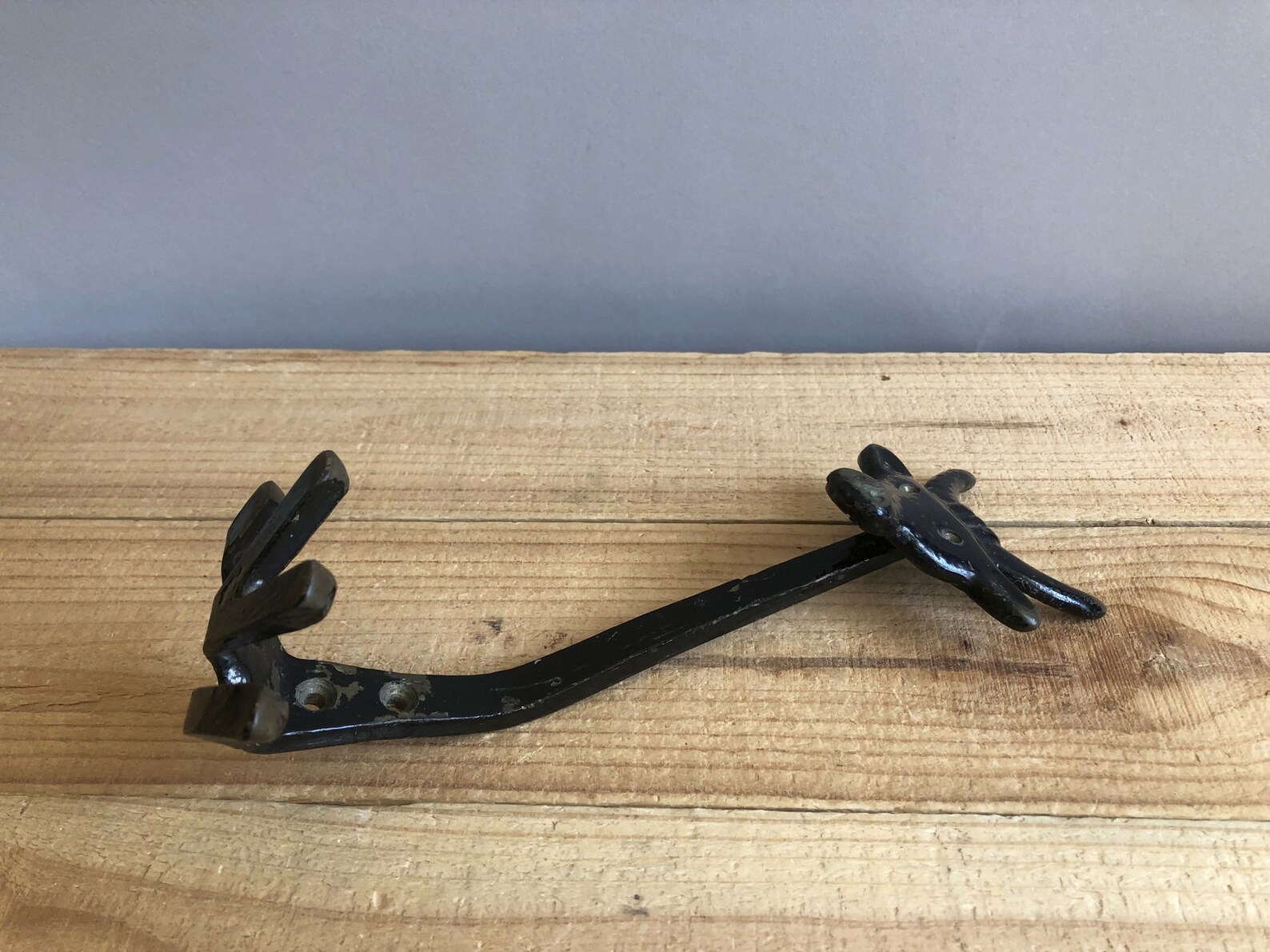 Cow Vintage Coat Rack Rustic Coat Hook Hanger Black Cow Soviet | Etsy