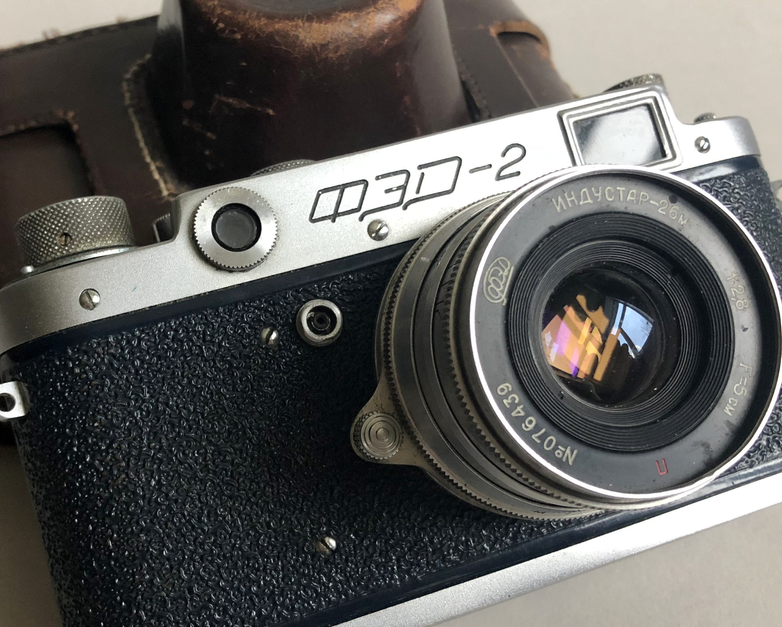 Vintage Soviet Film Camera FED 2 USSR 1960s 35mm Camera with | Etsy