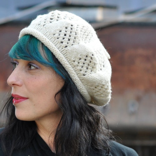 Tucked Hat PDF Knitting Pattern instructions | Etsy