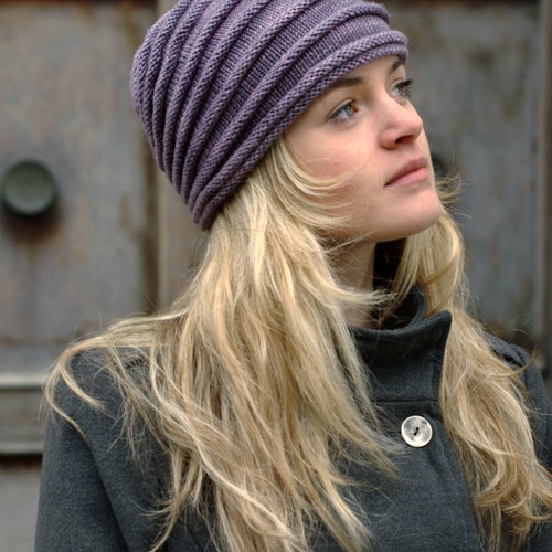 Tucked Hat PDF Knitting Pattern instructions - Etsy