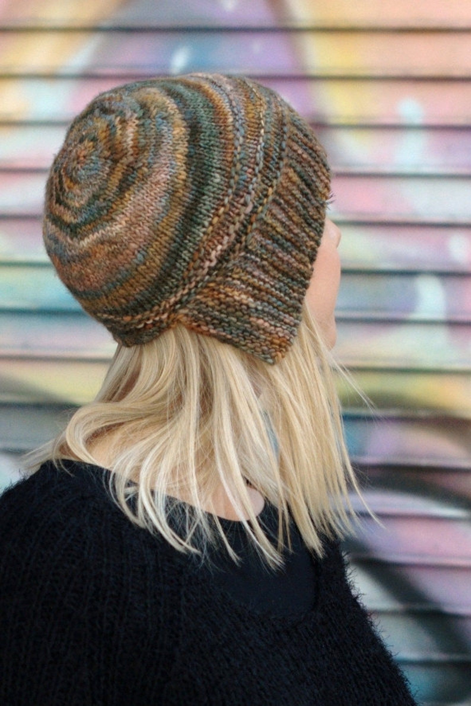Quoin cloche style Hat PDF knitting pattern instructions | Etsy