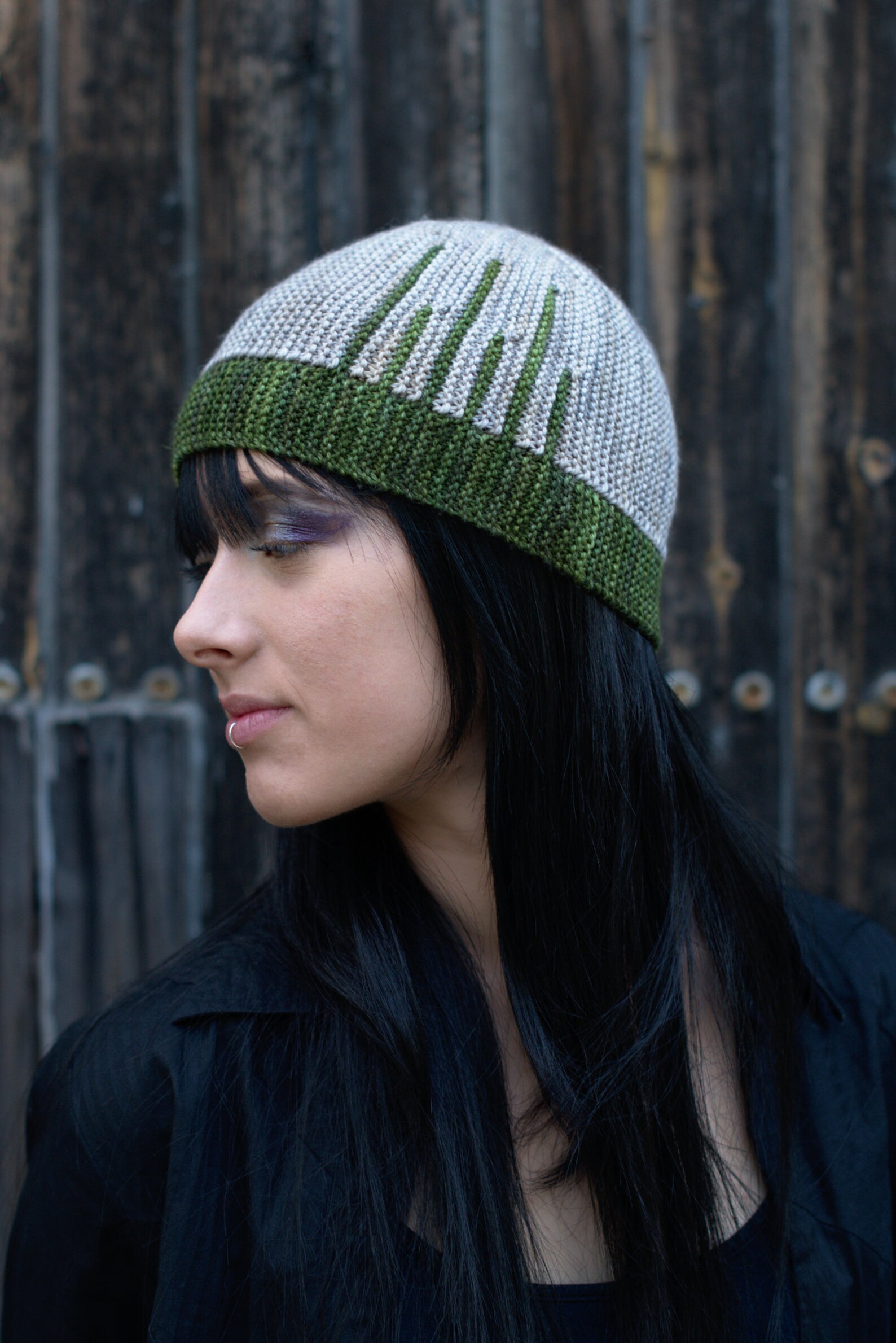 Parallelo Beanie Hat PDF Knitting Pattern instructions - Etsy UK