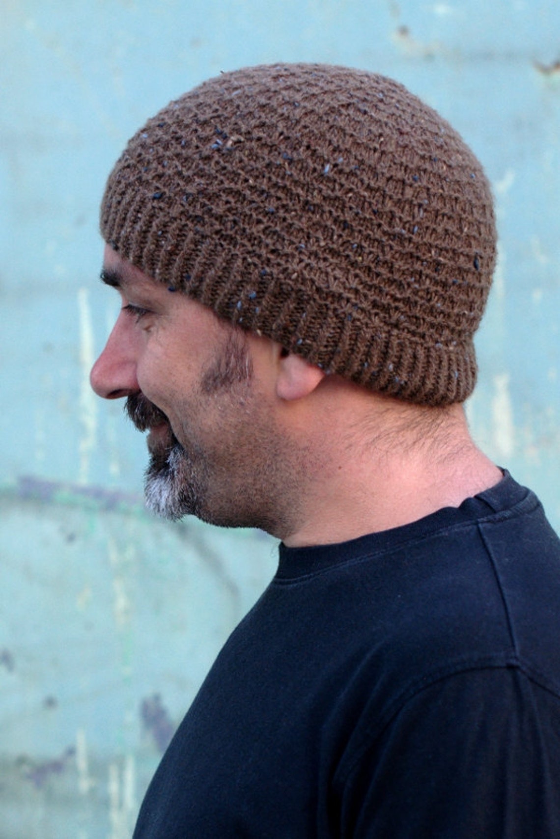 Slipped Ridge Beanie Hat PDF Knitting Pattern instructions - Etsy UK