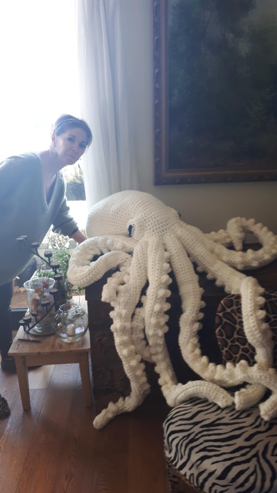 Submitted to 2021 Etsy Design! ALFRED the Giant Octopus,on Order Only ...