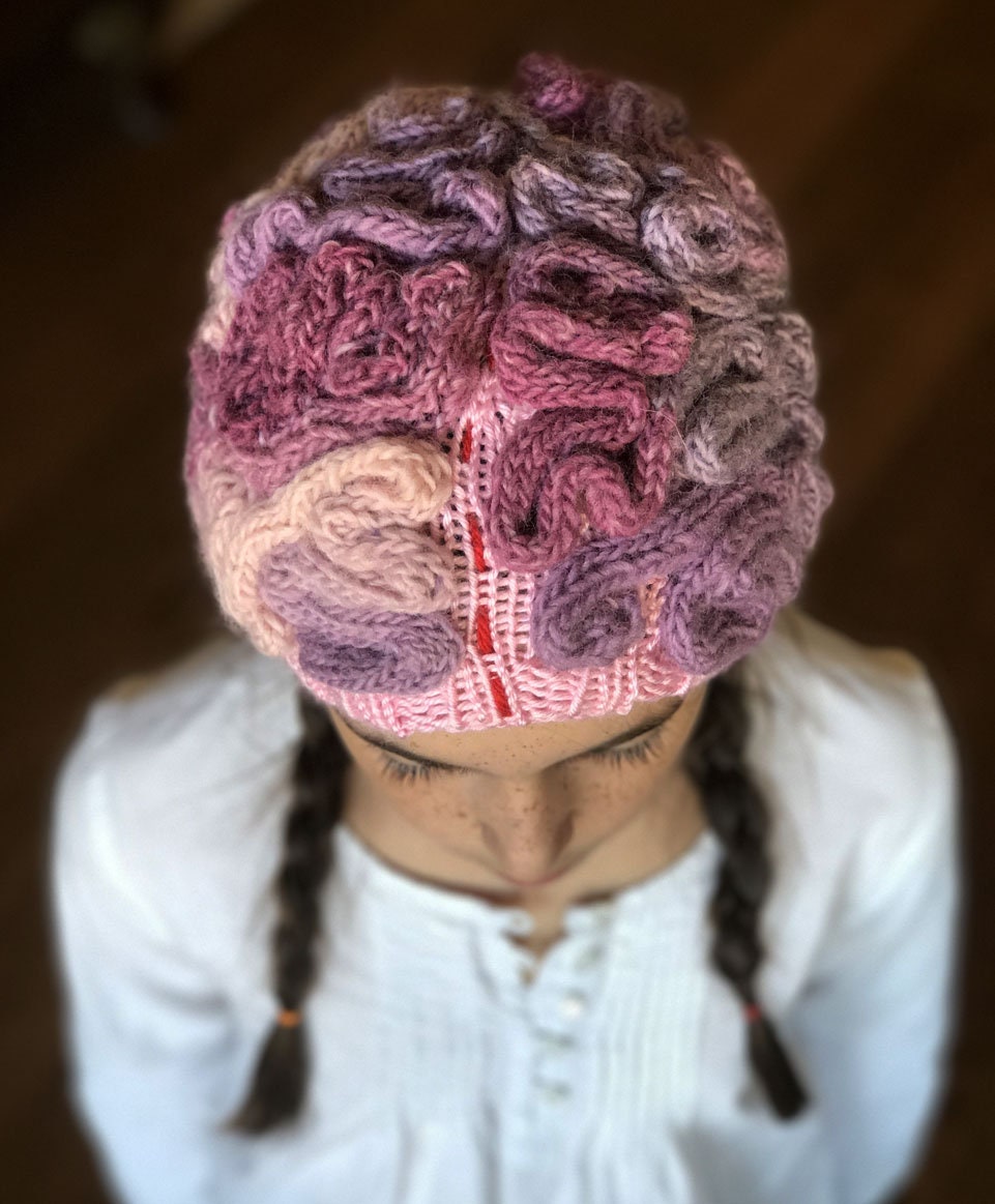 Brain Hat. Astonishing Wool Cap, Hannibal Style - Etsy