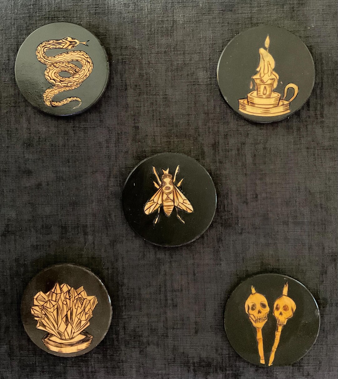 Divination Symbols Coasters - Etsy