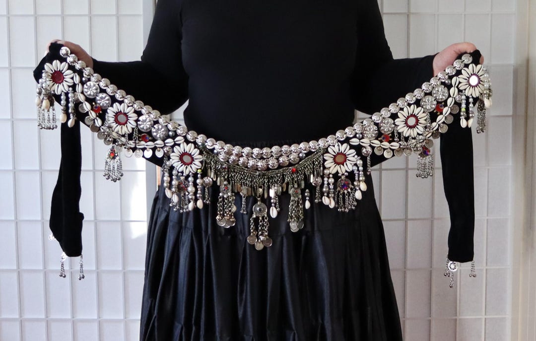 TB353 Tribal Belt Tribal Belly Dance Tribal Fusion ATS FCBD Gypsy ...