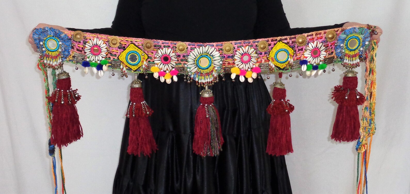 TB104A Tribal Belt Tribal Belly Dance Fusion ATS Gypsy Kuchi - Etsy