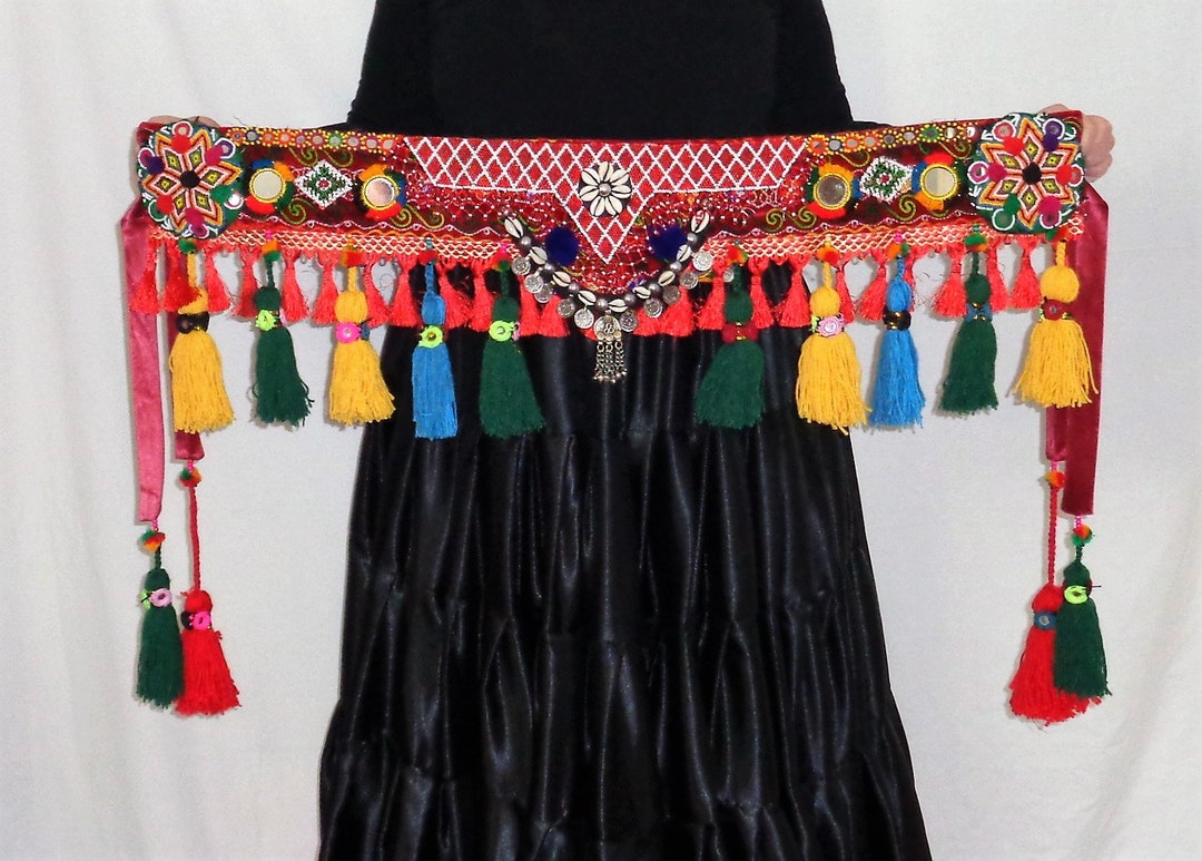 TB6B Tribal Belt Tribal Belly Dance Fusion ATS Gypsy Kuchi - Etsy