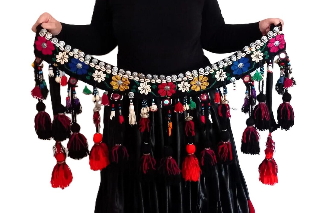 TB302 Tribal Belt Tribal Belly Dance Tribal Fusion ATS Gypsy Fusion ...