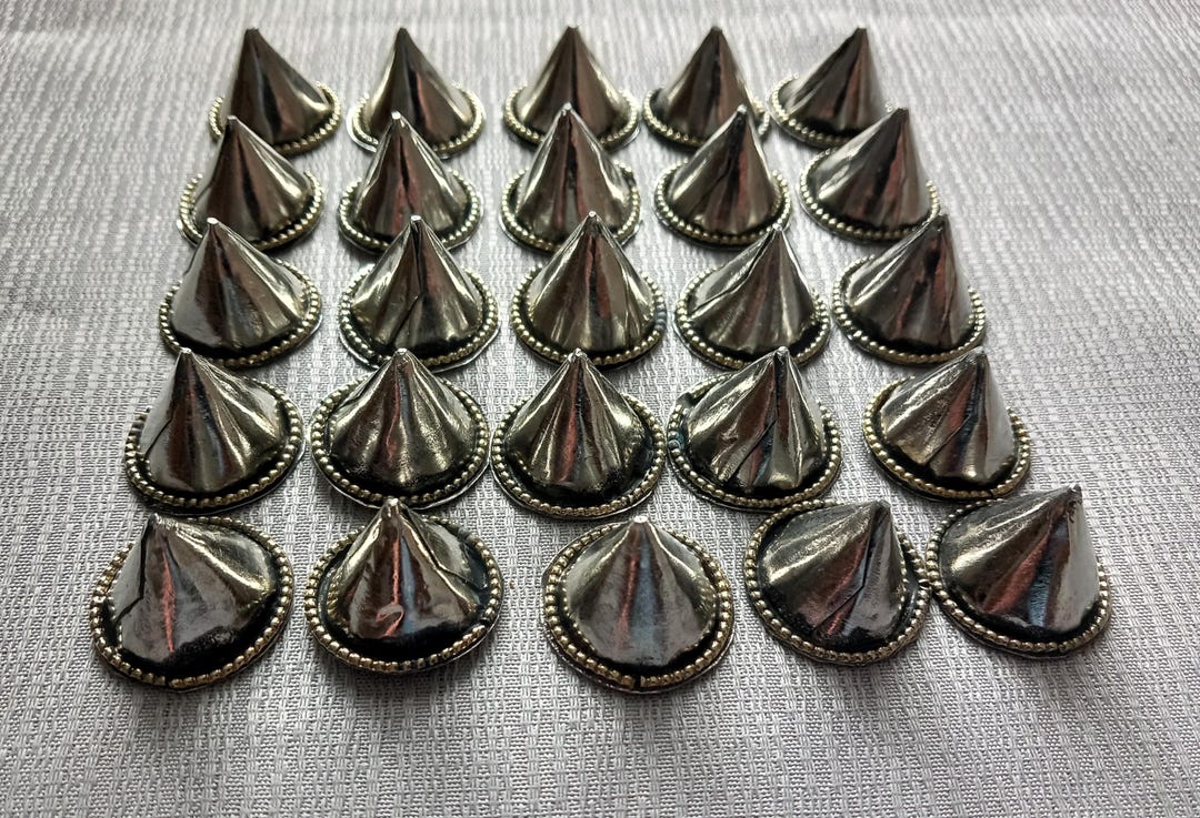 Spike Buttons Tribal Belt Supply Tribal ATS Gypsy Fusion Belly Dance ...