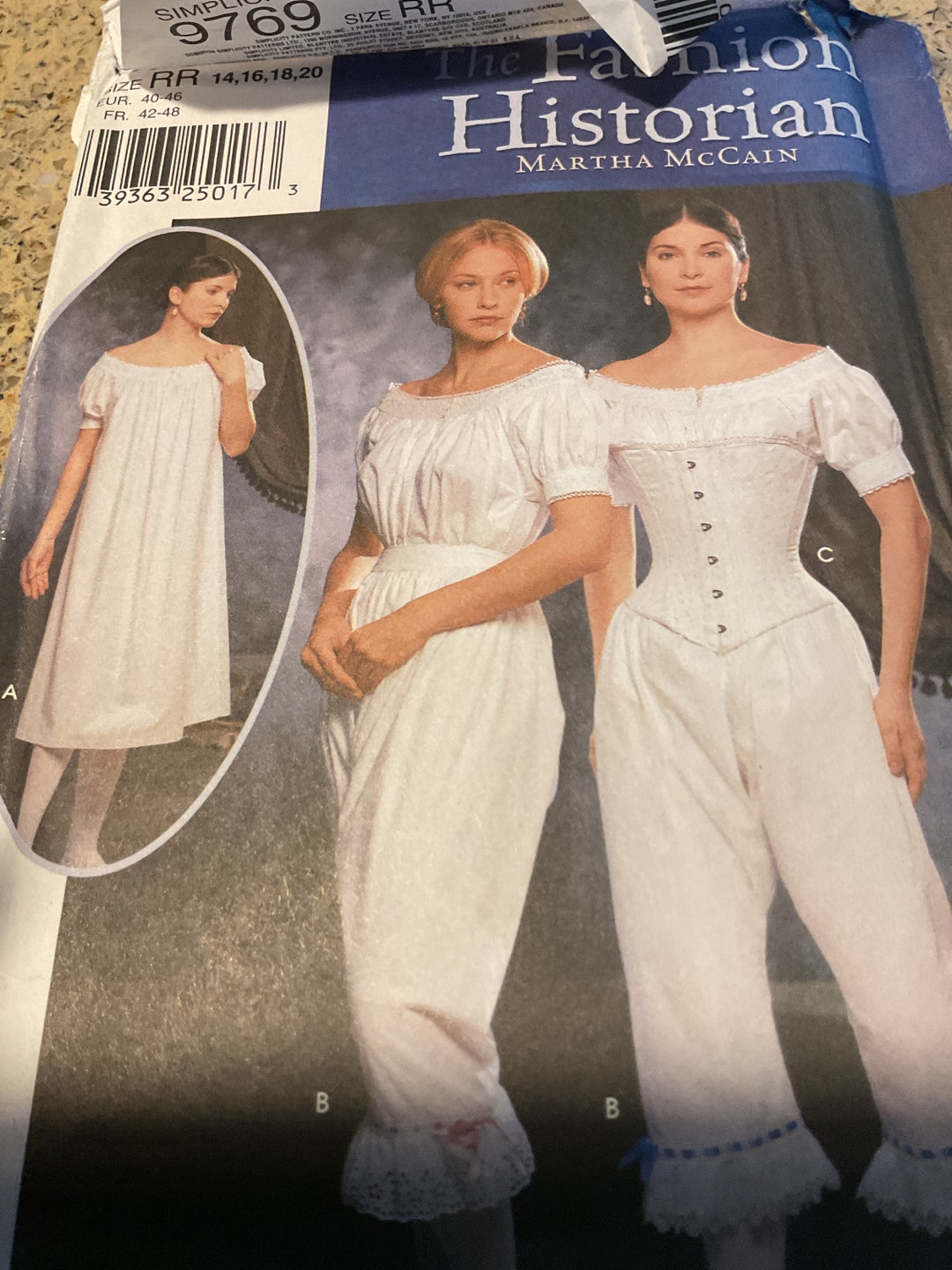 MEDEIVAL HISTORIAN PATTERN in Larger Sizes. by Martha Mccain. Uncut and ...