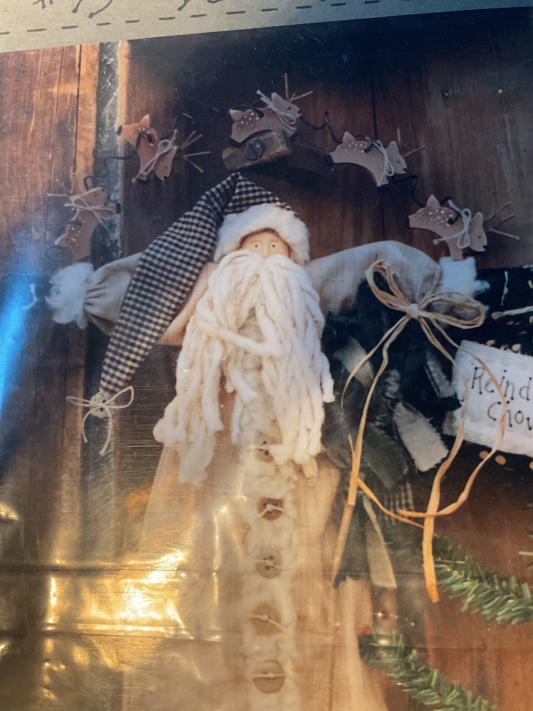 CHRISTMAS PATTERN 20 Inch Stuffed Santa by Heart to Hand. It Looks ...