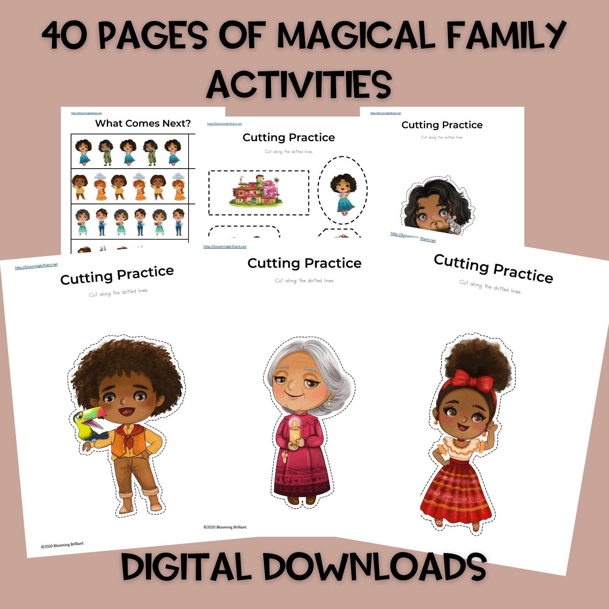 Magical Family Activity Pack (digital Download) (encanto Inspired) - Etsy