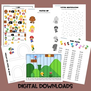 Super Brothers Activity Pack: 31 Pages of Fun and Learning for Young ...