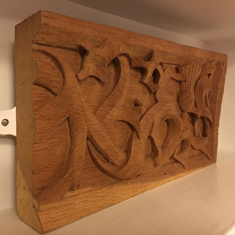 Strapwork Thistle - Etsy