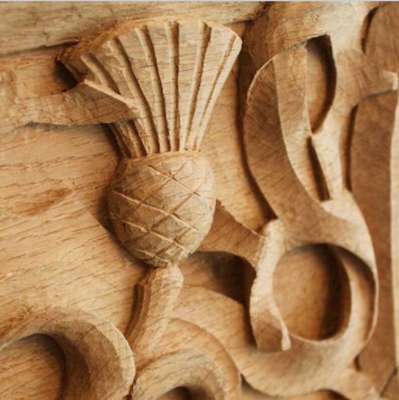 Strapwork Thistle - Etsy