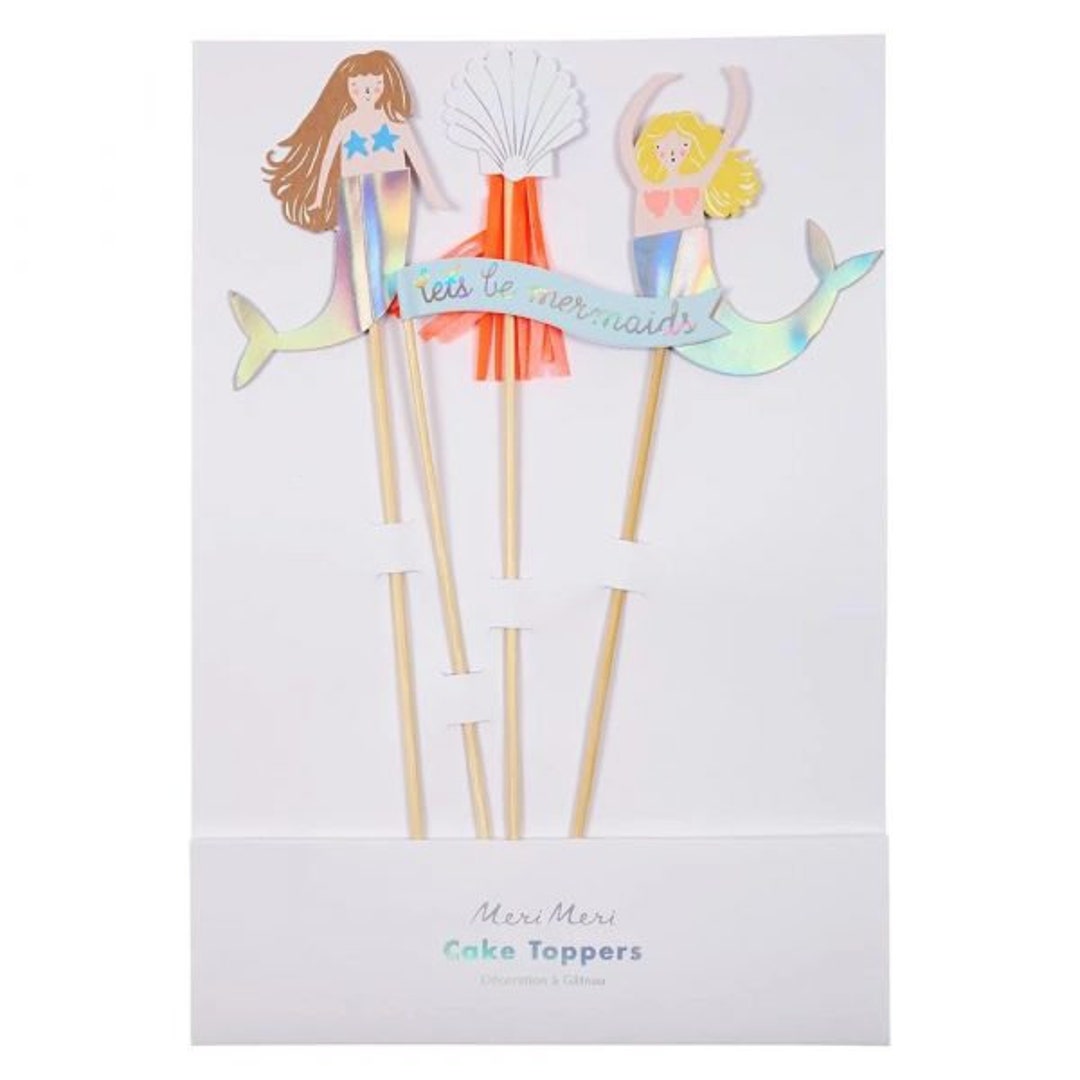 Meri Meri Cake Topper Mermaid, Cake, Birthday Cake, Children's Birthday ...