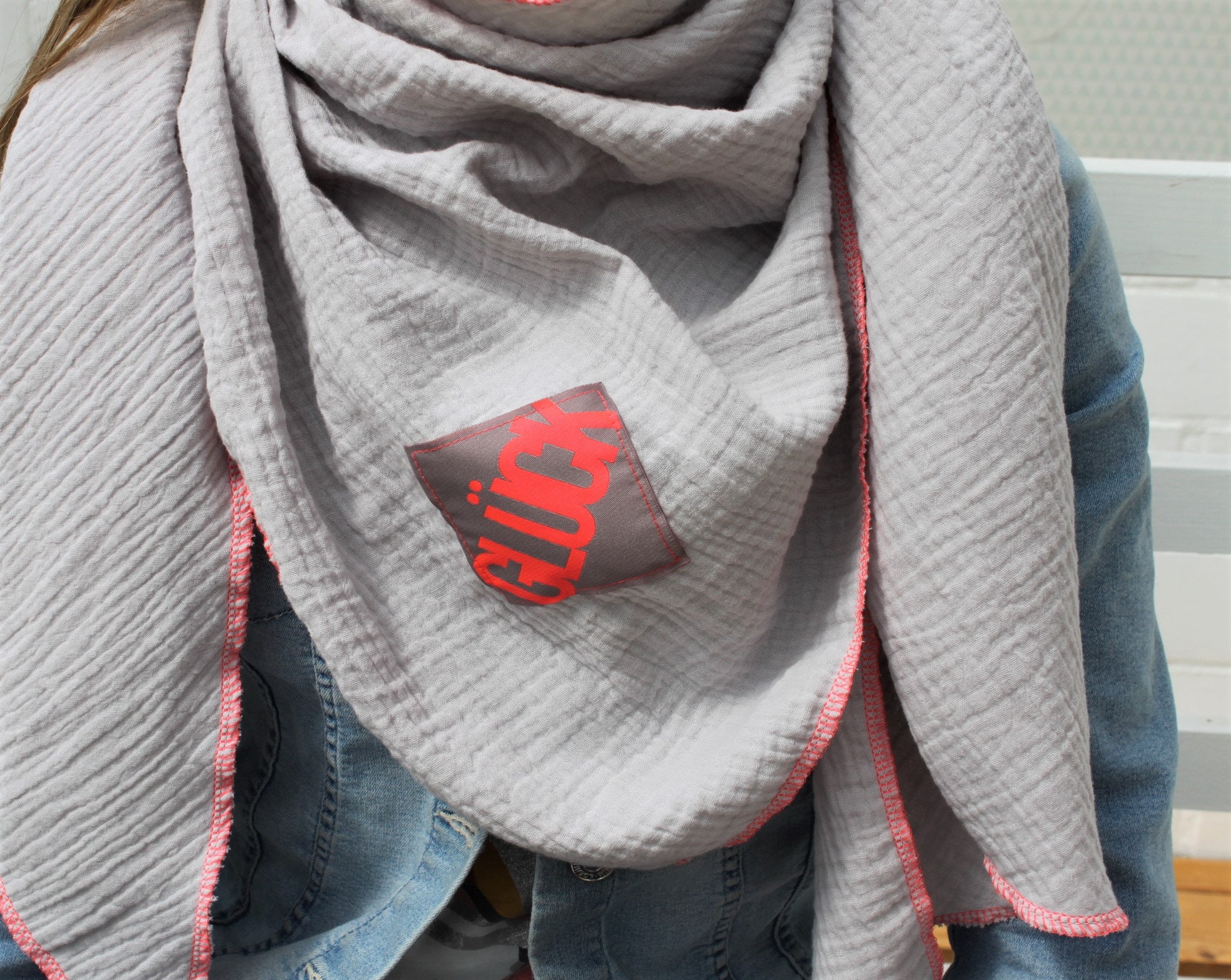 XXL Halstuch Musselin Musselintuch Musselinschal Tuch - Etsy