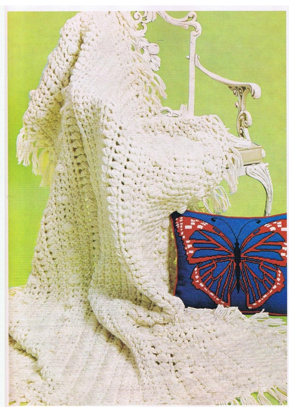 Puff Pattern Afghan Crochet Patternpdf | Etsy