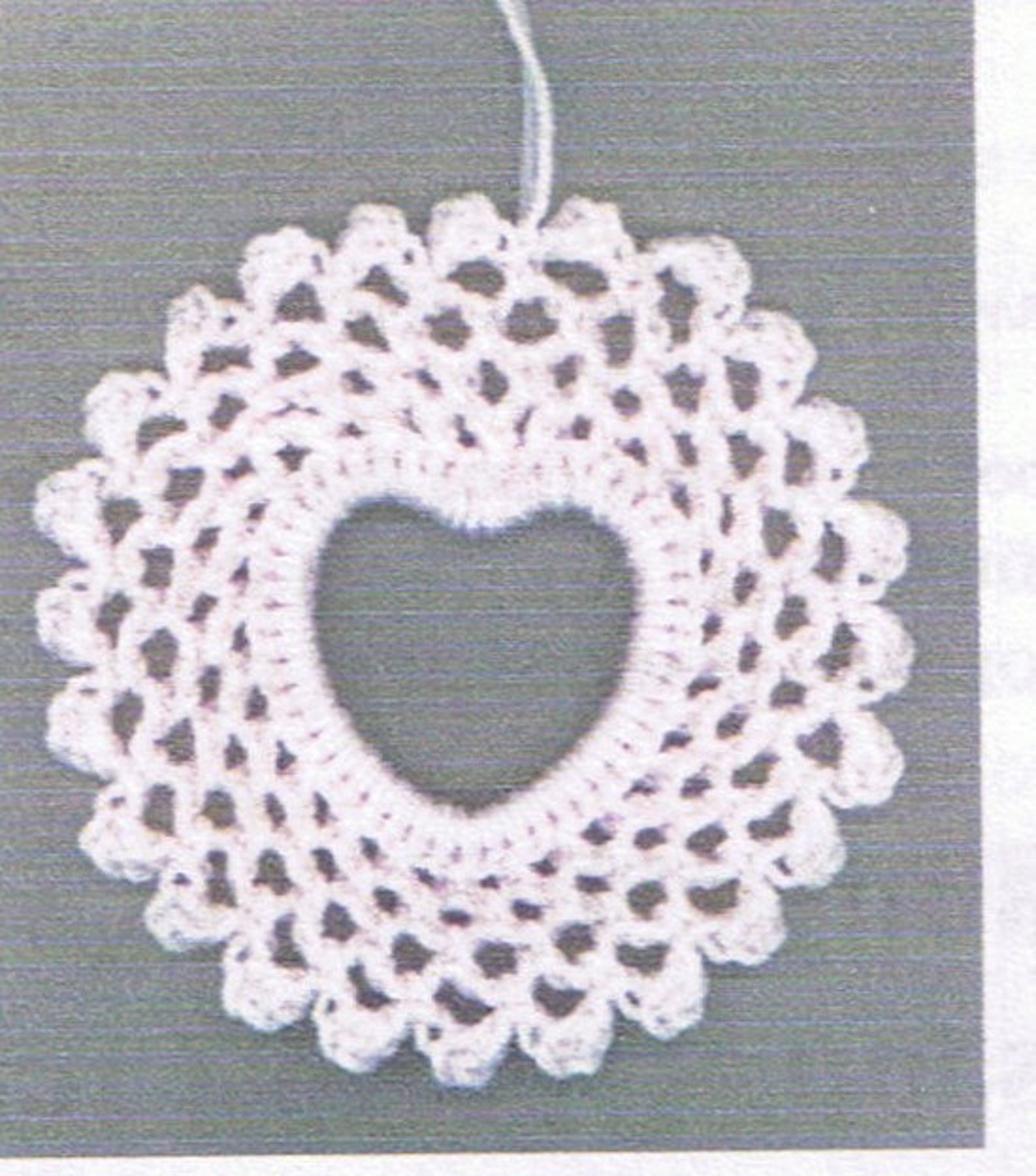Heart Crochet Ornament/crochet Pattern - Etsy