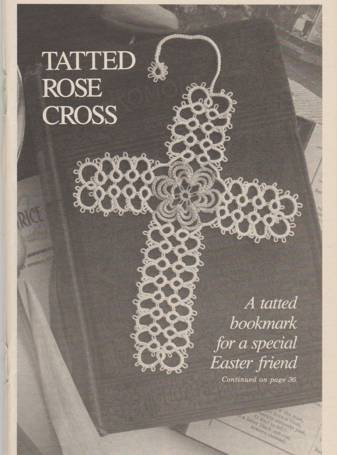 Tatted Cross Pattern Pdf - Etsy