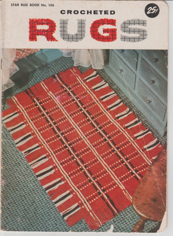 Crocheted Rugs Pattern and Instructions Star Book No. 106 - Etsy