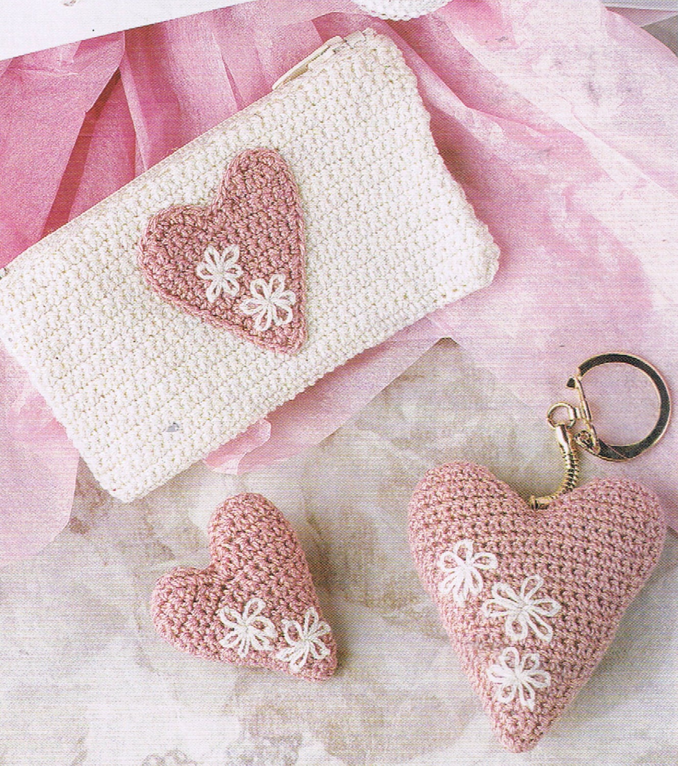 Crochet Hearts Gifts Set /crochet Pattern - Etsy