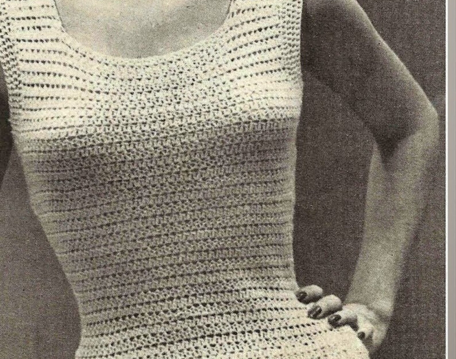 Square Neck Crochet Pattern, Women Sweater Crochet Pattern, Easy ...