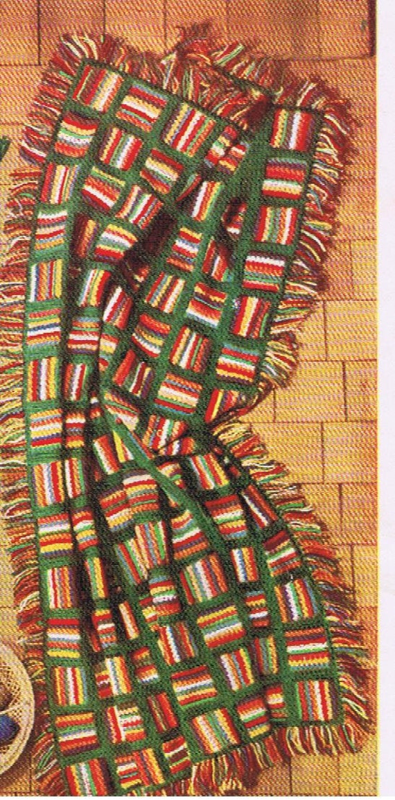 Star Stitch Afghan Crochet Pattern Easy Colorful Blanket | Etsy