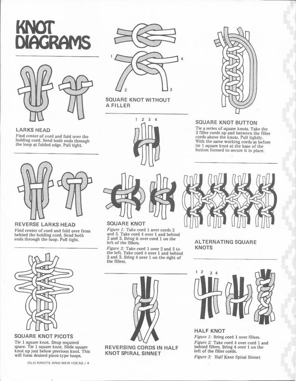 Craft Book: Old Knots & New Ideas - Rare Macrame Patterns - Etsy